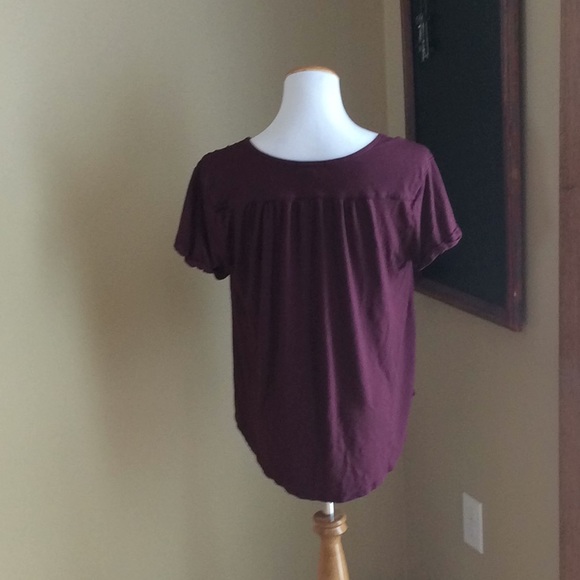 GAP | Tops | Beautiful Wine Colored T By Gap | Poshmark